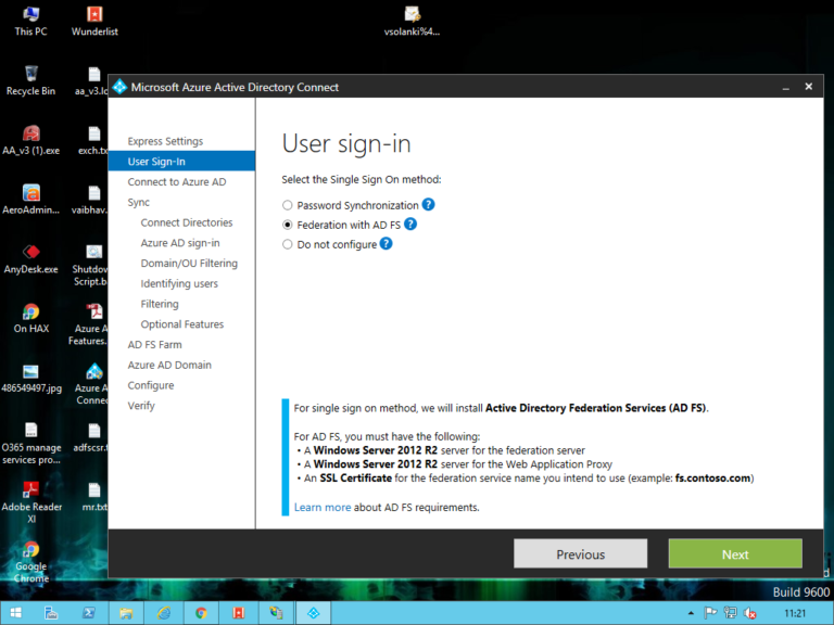 Hybrid Cloud and On Premise Identity using Azure AD Connect — TechGyan - Cloud Changes Everything