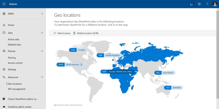 Multi Geo Microsoft 365 Deployment — TechGyan - Cloud Changes Everything